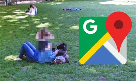 Woman Flashes Google Earth