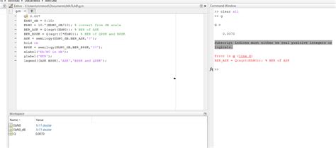 positive integers or logical values a must for array indices