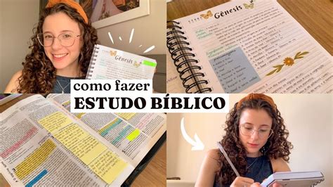 COMO FAZER ESTUDO BÍBLICO Passo a passo e bem explicado YouTube
