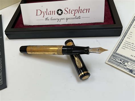 Visconti Erotic Art Giacomo Casanova Gold Limited Edition Fountain Pen