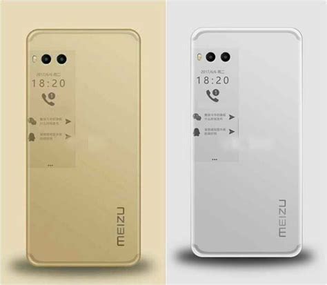 MEIZU Pro 7 7 Plus Phones Exposed Featurs An Auxiliary Screen
