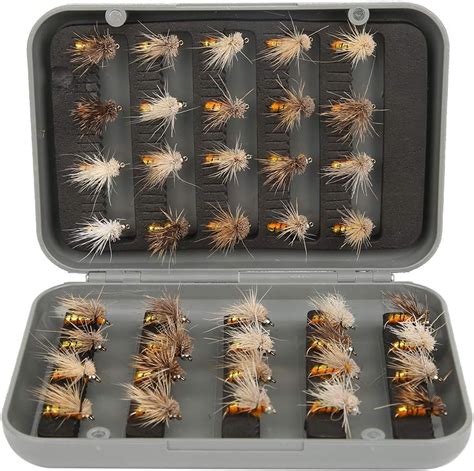 40pcs Kits de Mouches Leurre de Pêche À La Mouche Appâts Artificiels