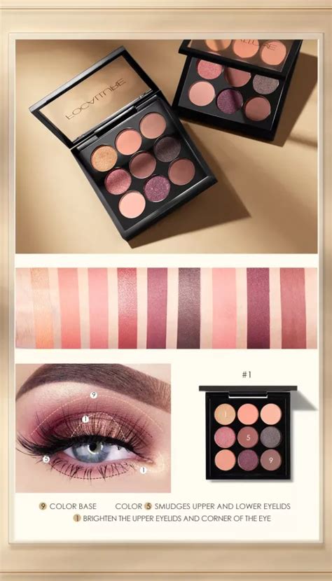 Custom Eyeshadow Palette With Pictures And Names Colors
