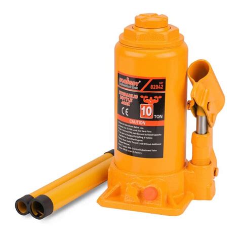 10 Ton Hydraulic Bottle Jack W Safety Valve Car Van Truck Caravan Lift