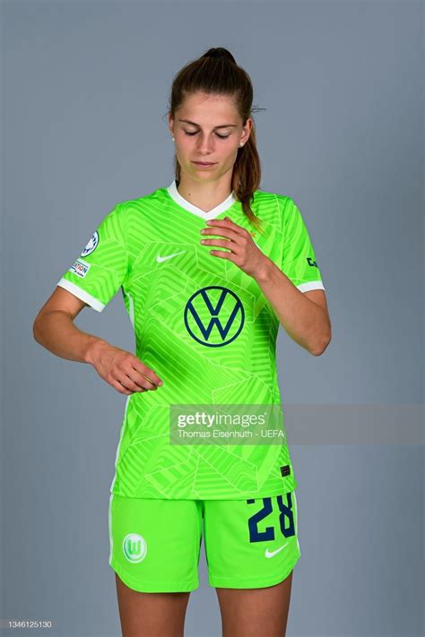 Tabea Wassmuth Of VFL Wolfsburg Poses For A Photo During UEFA Women S