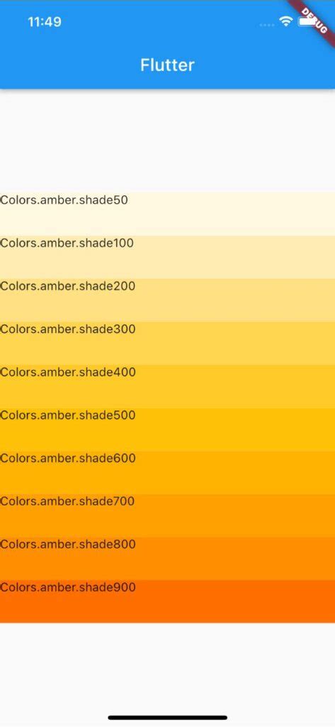Fluttercolors