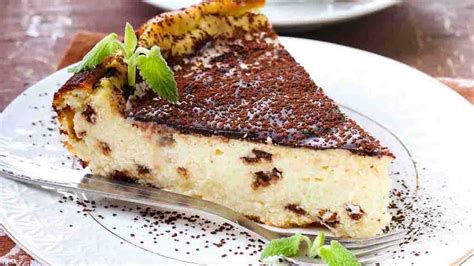 Cheesecake à la ricotta et aux pépites de chocolat fondant en bouche