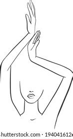 Naked Women Line Art Clipart Nude Stock Vector Royalty Free