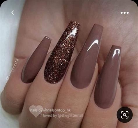 HERMOSAS UÑAS COLOR CAFÉ 35 Imágenes de uñas en esta tendencia