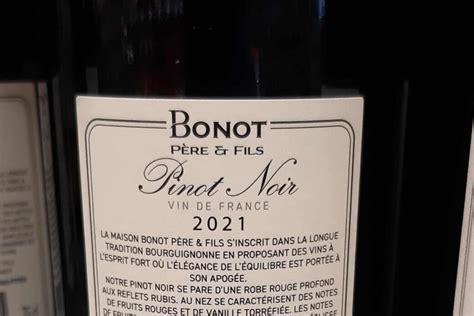 Les Vins De Bonot Père Fils AOC Bourgogne MaCave E Leclerc