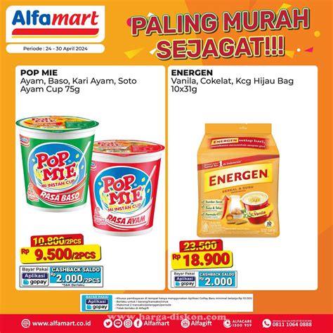 Promo Alfamart Paling Murah Sejagat Periode 24 30 April 2024