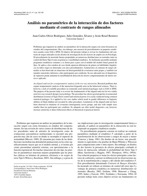 pdf an aligned rank test for a nonparametric analysis of the two way interaction
