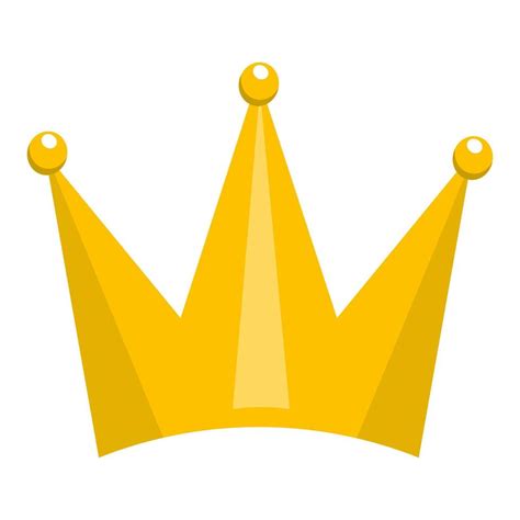 Golden Crown Icon Vector Illustration 21861343 Vector Art At Vecteezy