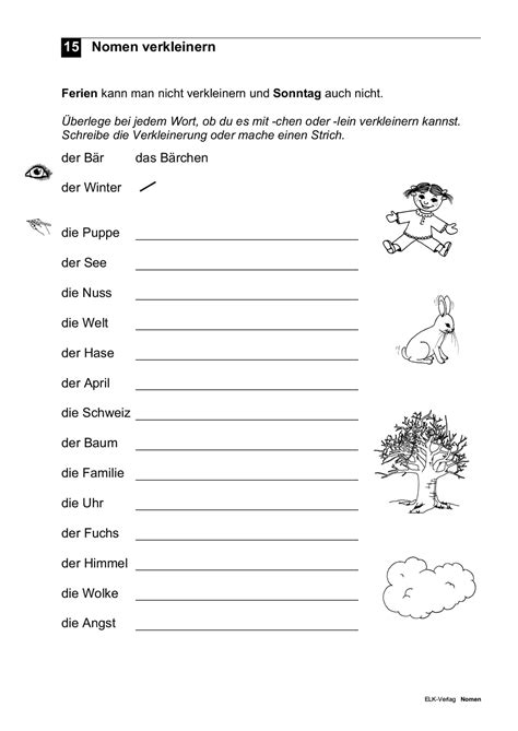 Nomen Erkennen Arbeitsblatt