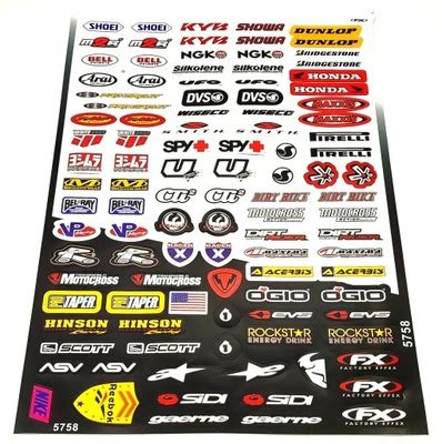 NAKLEJKI NA SKUTER MOTOCYKL QUAD000 10126574071 Oficjalne Archiwum