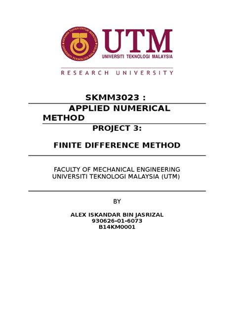 finite difference pdf mathematical objects mathematical concepts