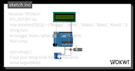 Pakan Ikan Otomatis Wokwi ESP32 STM32 Arduino Simulator