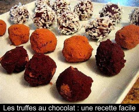 Les Truffes Au Chocolat Une Recette Facile