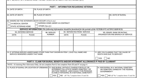 Va Form 21 530 Fill Out Printable PDF Forms Online