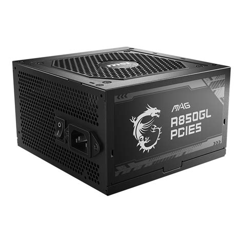 Msi Mag A Gl W Gold Fully Modular Atx Pcie Power Supply