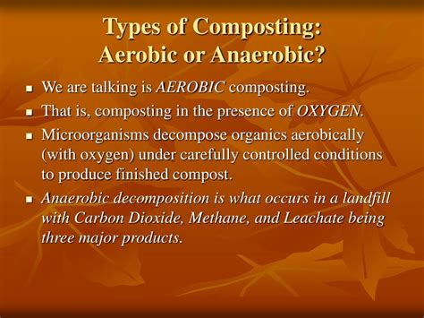 Aerobic Composting Process