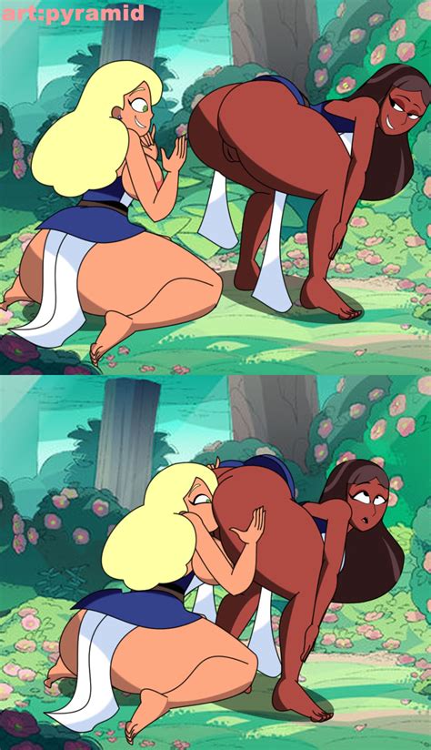Rule 34 2girls Anilingus Ass Big Ass Big Breasts Breasts Cartoon Network Clothing Dark Skinned