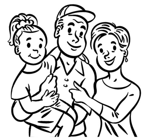 Coloriage Famille Lescoloriages Net