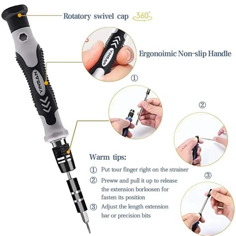 Kit De Tournevis De Pr Cision Polyvalent Et Magn Tique Test Et Avis