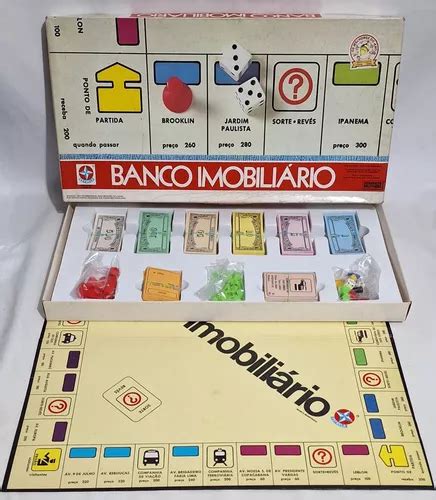 Antigo Jogo Banco Imobiliario Estrela Anos 80 Completo Pç01 MercadoLivre