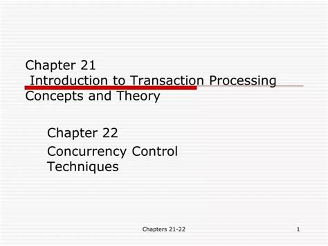Ppt Chapter Introduction To Transaction Processing Concepts And
