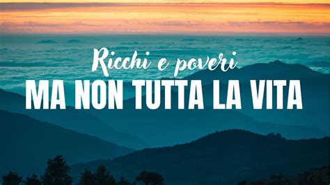 Ricchi E Poveri Ma Non Tutta La Vita Testo Sanremo 2024 YouTube