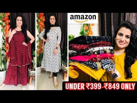 Huge Party Wear Amazon Kurta Set Haul Under 850Kurta Sharara Set