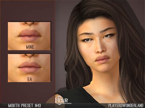 The Sims Resource Mouth Preset N43