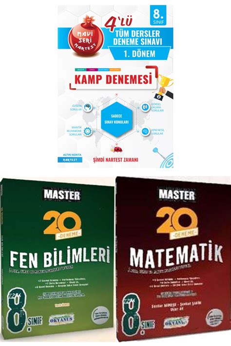 Nartest Yayınları Lgs 8 Sınıf Ilk Dönem Nar Test Deneme Okyanus