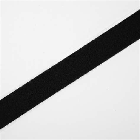 Bande Velcro Autocollant Boucle Mm Noir Tissus Hemmers