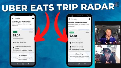 Trip Radar For Deliveries On Uber Eats YouTube