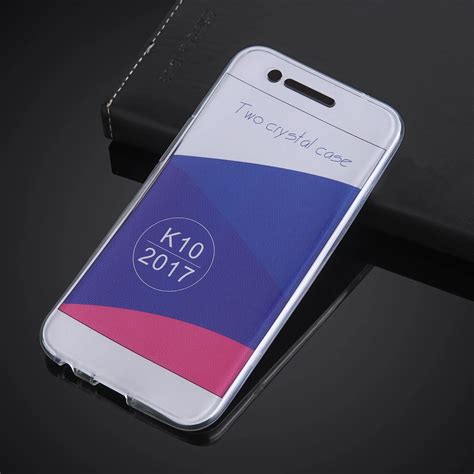 Cuerpo Completo Transparente TPU Suave Para Lg K10 2017 Lg K10 2017