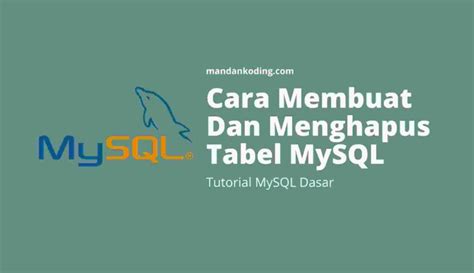 tutorial mysql part 3 cara membuat dan menghapus database mysql malas ngoding riset