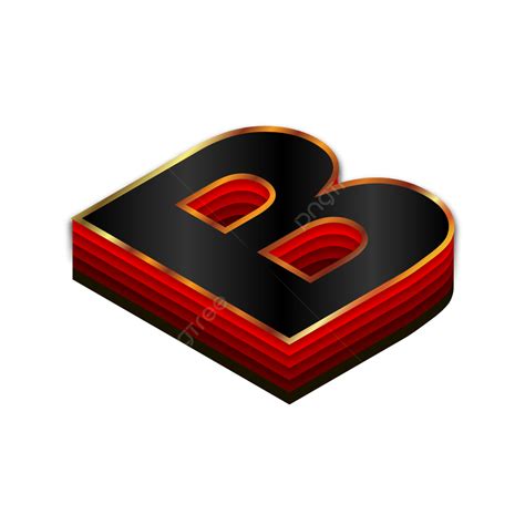 3d Isometric Alphabet Vector Art PNG 3d Isometric Letter B Vector