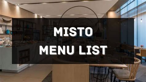 Misto Menu Prices Philippines Updated All About Philippines Menu