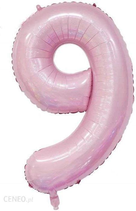Partypal Balon Foliowy Cyfra 9 Jasnoróżowa Duża 100 Cm Ceny i opinie