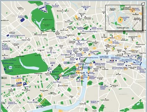 London Attractions Map Tourist Guide Free PDF Maps London