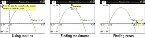 use the point on tool to analyze your ti nspire graph dummies