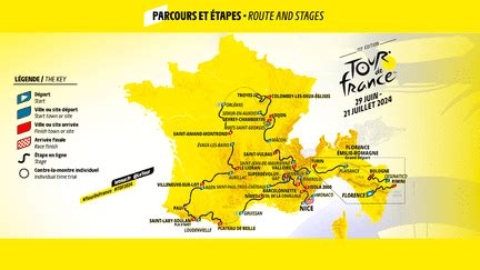 Tour de France 2024 un grand départ à Florence un contre la montre