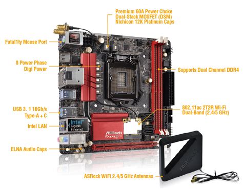 ASRock Fatal1ty Z170 Gaming ITX Ac