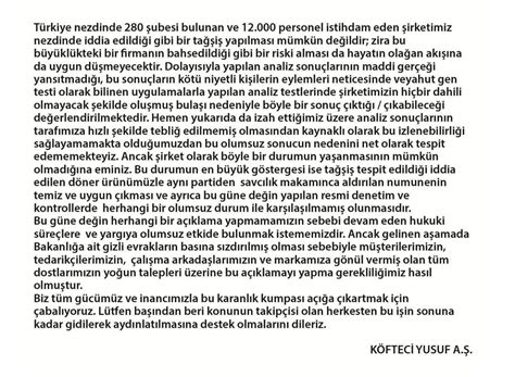 Bakanlık açıkladı Köfteci Yusuf ürünlerinde domuz eti tespit edildi