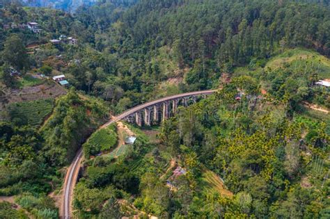 The Nine Arches Bridge Near Ella Sri Lanka Stock Photo Image Of