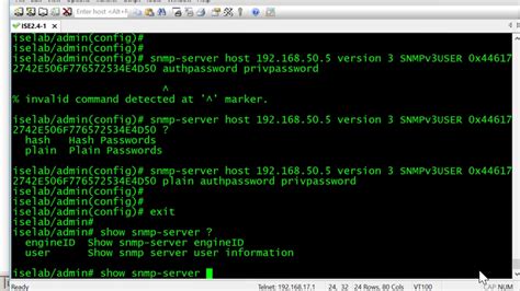 Configuring Snmpv For Cisco Ise Youtube
