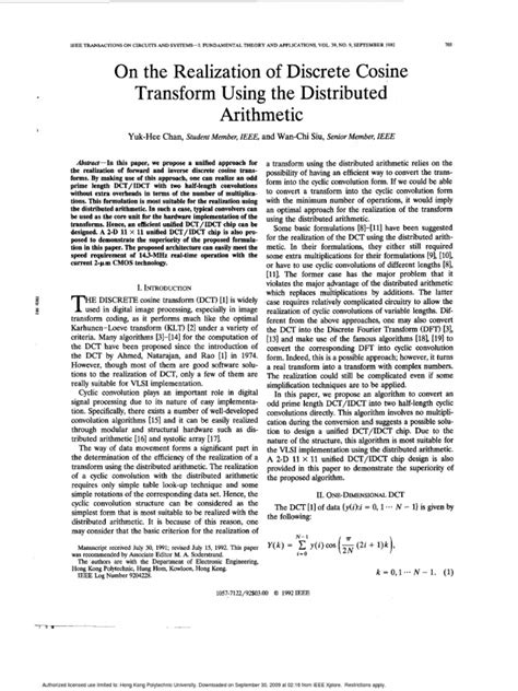 pdf realization discrete cosine transform dokumen tips