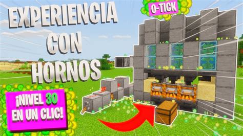 MINECRAFT BEDROCK1 17 30NUEVA GRANJA DE EXPERIENCIA CON HORNOS 0